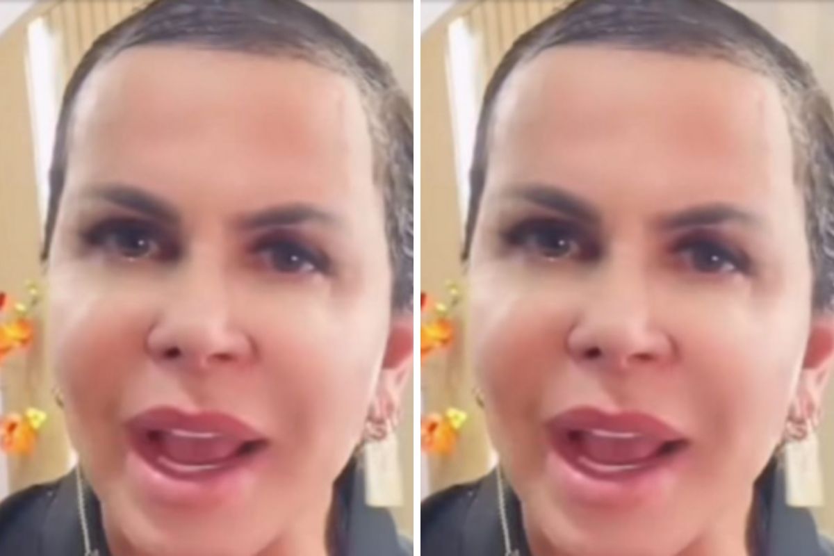 Gretchen surge sem mega hair e dispara: ‘A realidade’ - Tá na rede!